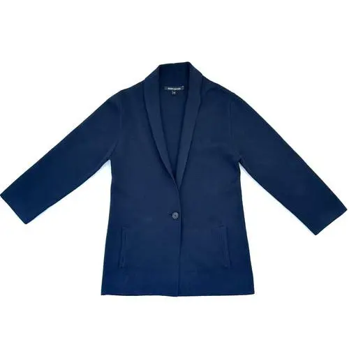 KATHRYN MCCARRON Helena Oversized Power Blazer - Navy