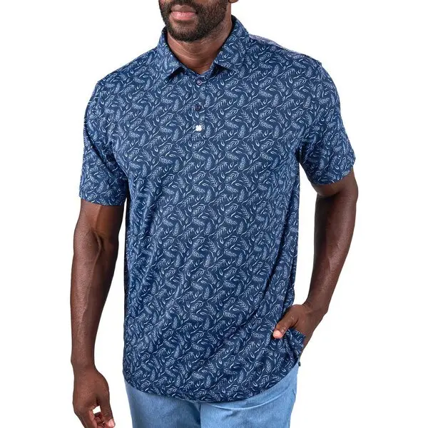 BLACK CLOVER Lucky Feather Polo - Navy