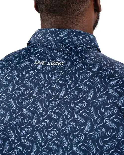 BLACK CLOVER Lucky Feather Polo - Navy