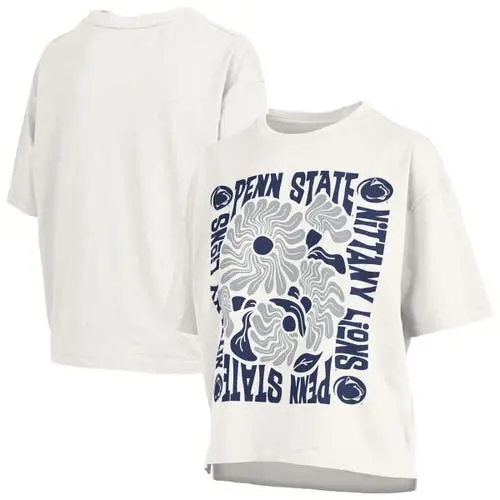 PRESSBOX Penn State Nittany Lions Elena Oversized Slub T-shirt