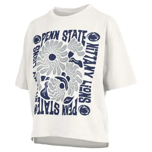 PRESSBOX Penn State Nittany Lions Elena Oversized Slub T-shirt