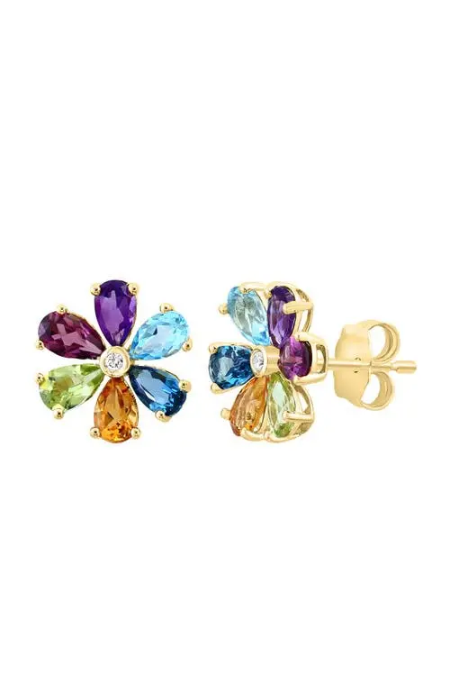 EFFY 14k Yellow Gold Celebration Garden Multi-gemstone Earrings