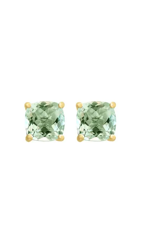 EFFY 14k Yellow Gold Citrus Bloom Peridot Stud Earrings - Green