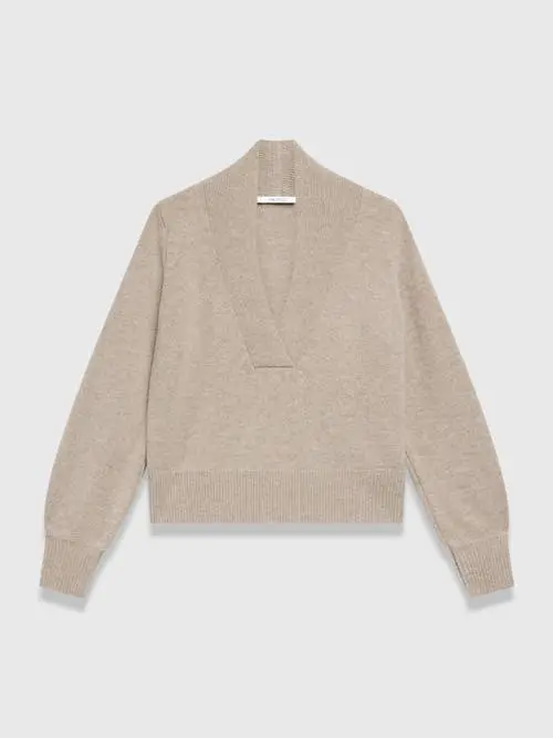 The Fold Orta Wool Blend V-neck Sweater