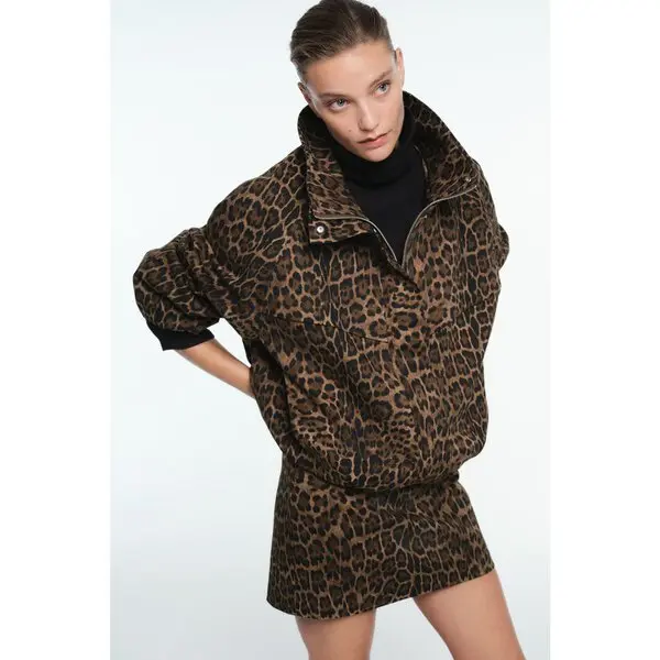 H&M Oversized Funnel-collar Jacket