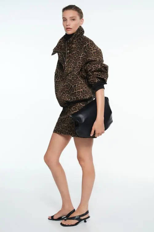 H&M Oversized Funnel-collar Jacket