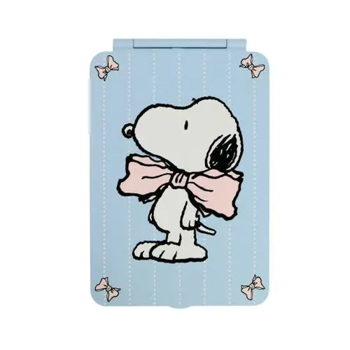 IMPRESSIONS VANITY Peanuts Snoopy "bowtie" Touchpad Mini Led Makeup Mirror - Blue