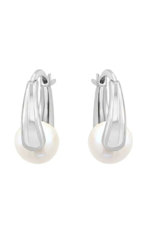 EFFY Sterling Silver Pearl Grace Earrings