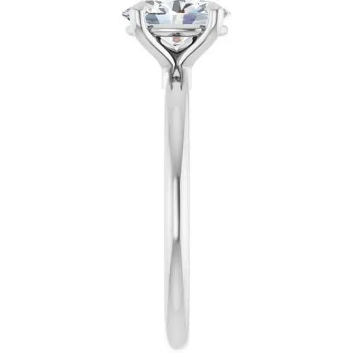 IVY & PEARL CO. 1 Ct Lab-grown Oval Diamond Solitaire Ring In 14k Gold