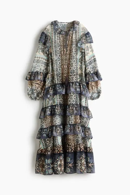 H&M Flounced Tunic Dress