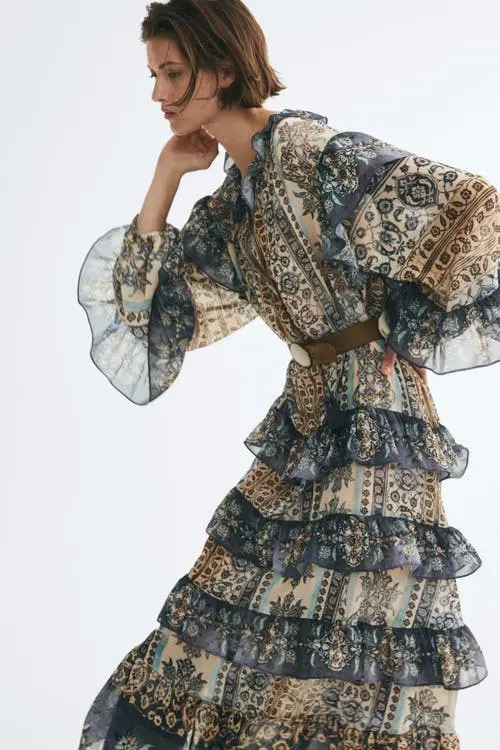 H&M Flounced Tunic Dress