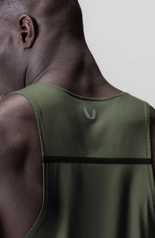 ASRV 3d Lite 2.0 Lycra Pro Singlet - Olive