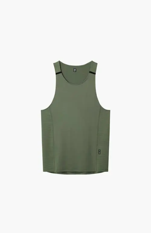 ASRV 3d Lite 2.0 Lycra Pro Singlet - Olive
