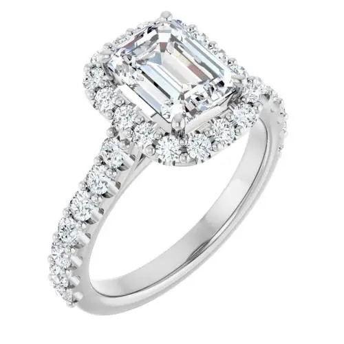 IVY & PEARL CO. 2 1/2 Ct Lab-grown Diamond Engagement Ring In 14k Gold