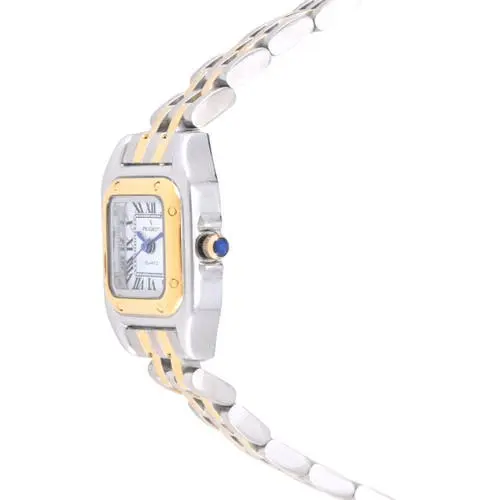 PEUGEOT Sleek Panther Square Bracelet Watch- 20x22mm