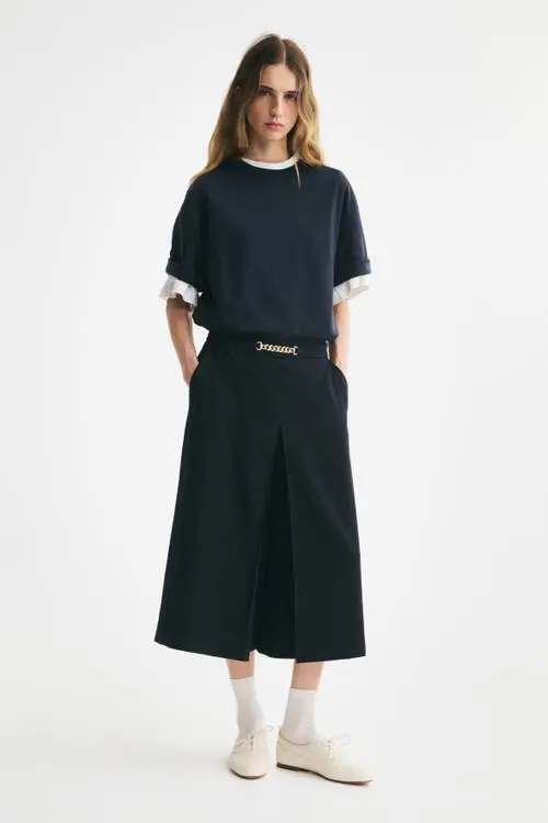 H&M Pleat-detail Culottes
