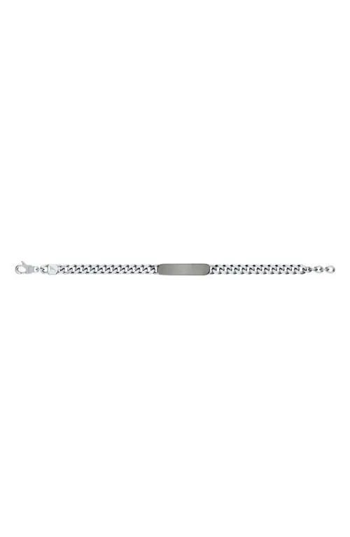 Fossil Ellis Stainless Steel Id Bracelet