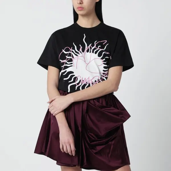 VIVIENNE WESTWOOD T-shirt With Logo Print - Black