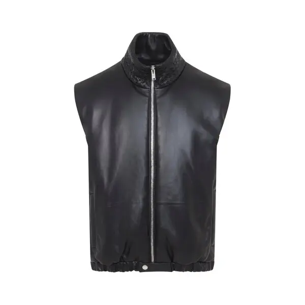 Bottega Veneta Lambskin Vest - Black
