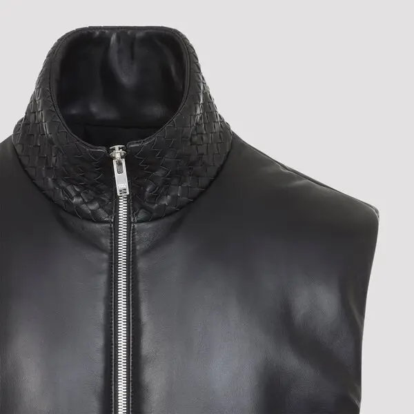 Bottega Veneta Lambskin Vest - Black