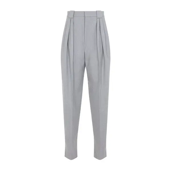 Bottega Veneta Compact Wool Tapered Pants