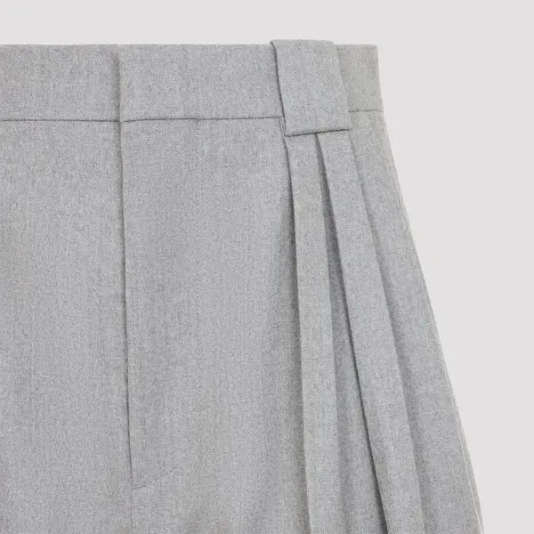 Bottega Veneta Compact Wool Tapered Pants