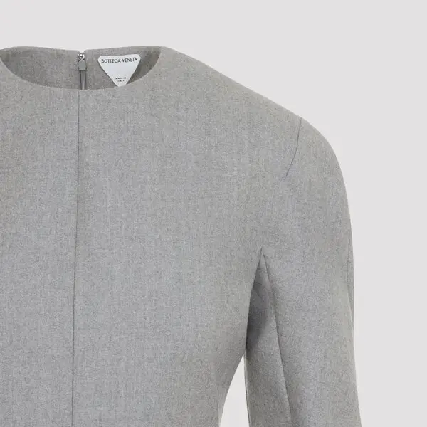 Bottega Veneta Compact Wool Mini Dress