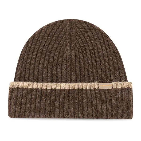 Paul & Shark Cashmere Beanie - Coffee