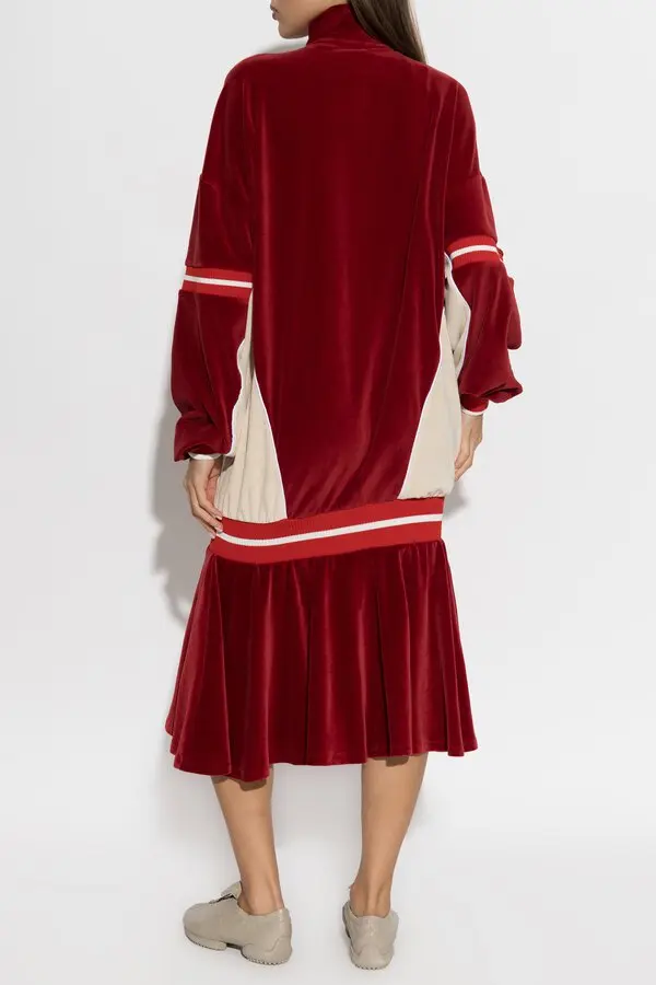 Lacoste Velour Dress With Logo
