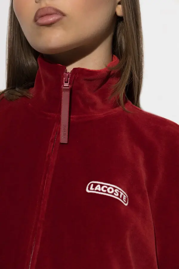 Lacoste Velour Dress With Logo