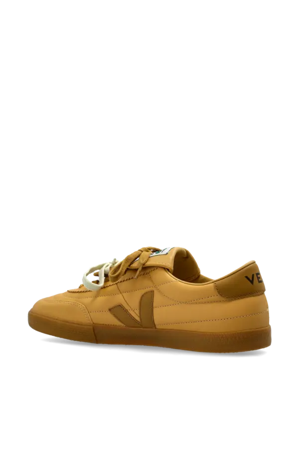 VEJA Beige Leather Low-top Sneakers