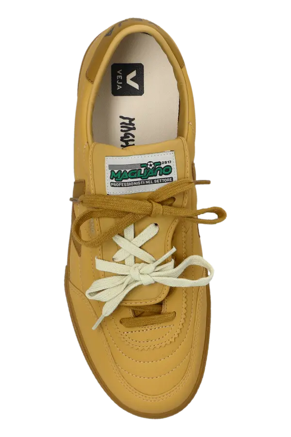 VEJA Beige Leather Low-top Sneakers