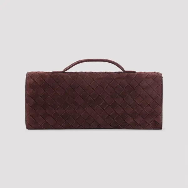 Bottega Veneta Andiamo Suede Clutch