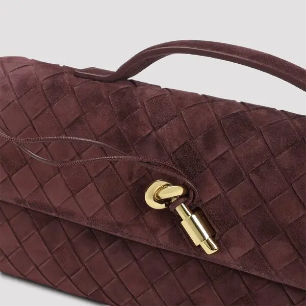 Bottega Veneta Andiamo Suede Clutch