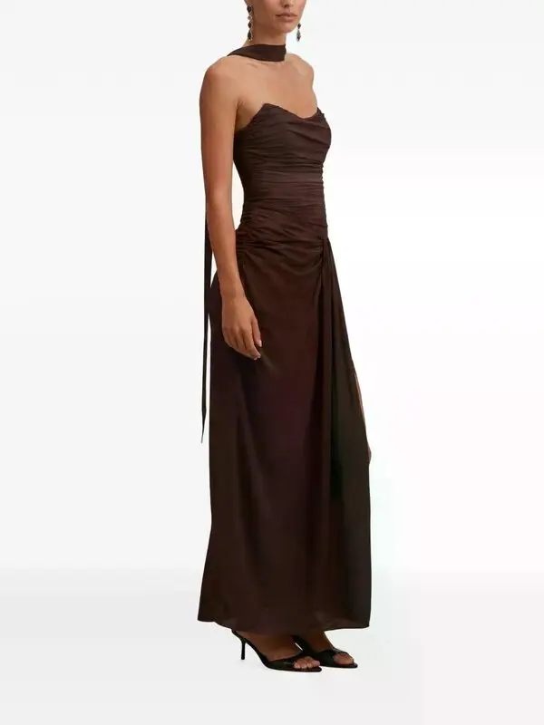 EVER NEW Arli Strapless Ruched Maxi Dress