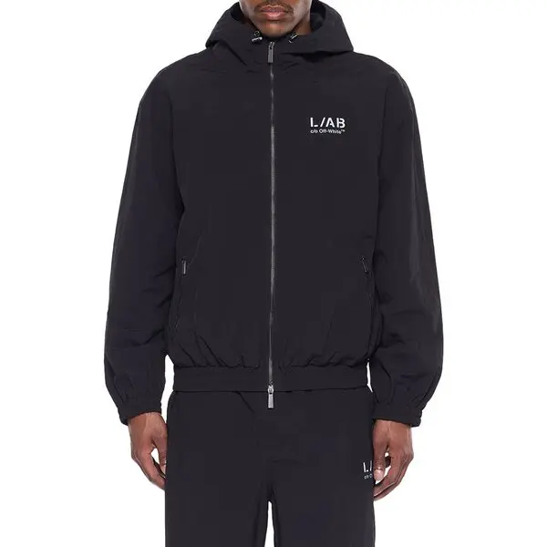 L/AB C/O OFF-WHITE Reflective Diag Windbreaker