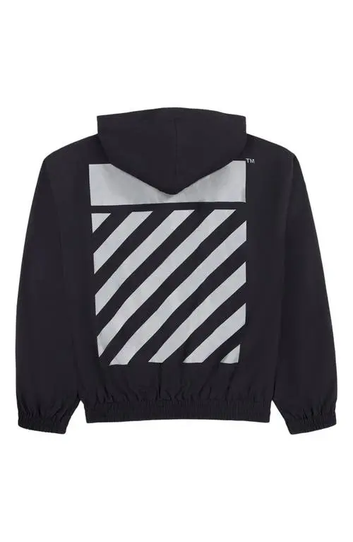 L/AB C/O OFF-WHITE Reflective Diag Windbreaker