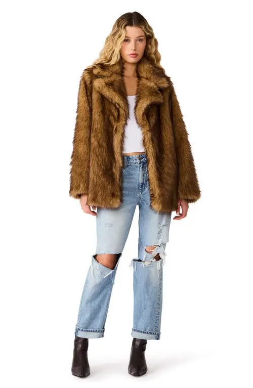 Steve Madden Kindra Faux Fur Coat