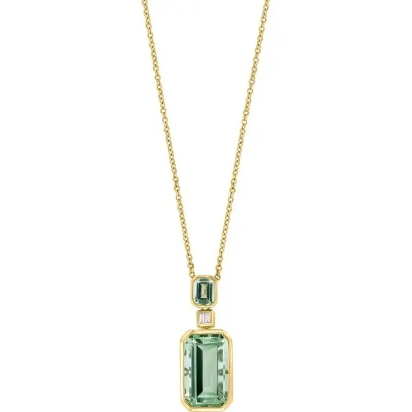EFFY 14k Yellow Gold Amethyst Elegance Pendant