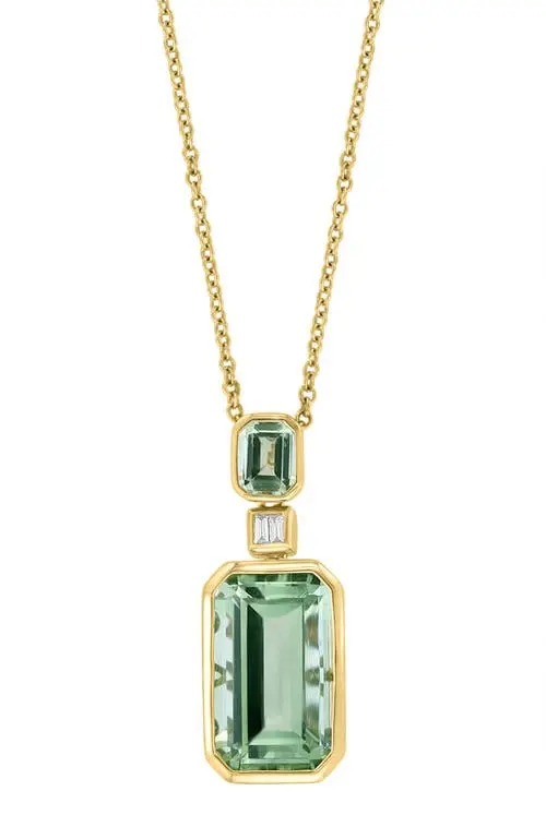 EFFY 14k Yellow Gold Amethyst Elegance Pendant