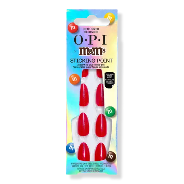 OPI Xm&m Holiday Collectible Sticking Point Press-ons
