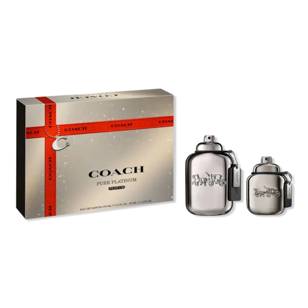COACH Pure Platinum Parfum 2 Piece Set - One-color