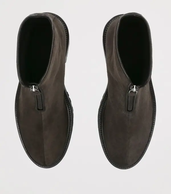 THE ROW Hike Suede Ankle Boots 15