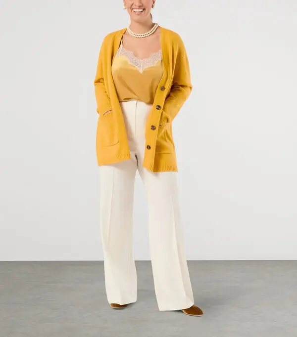 Marina Rinaldi Cashmere V-neck Cardigan