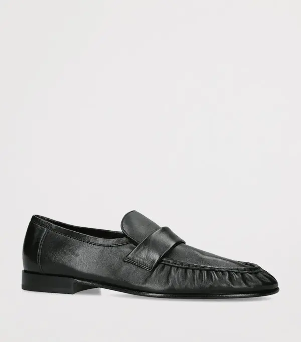 THE ROW Soft Leather Loafers