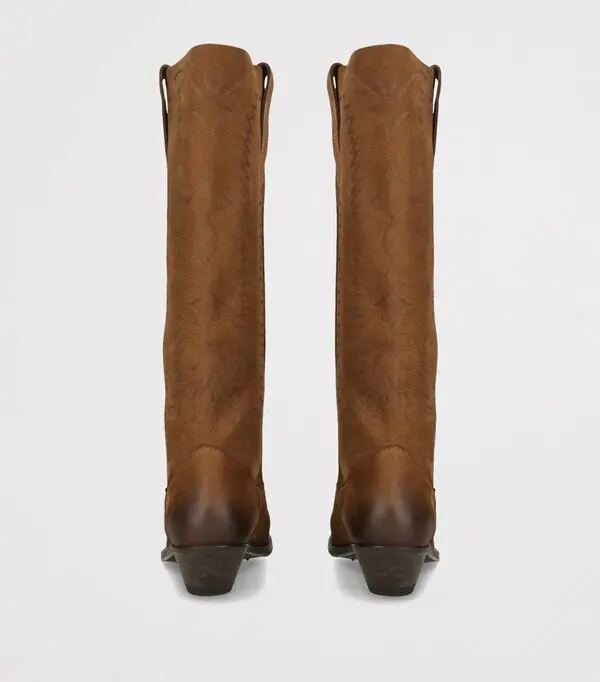 GOLDEN GOOSE Leather Wish Star Knee-high Boots