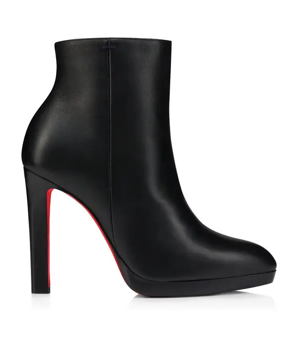 CHRISTIAN LOUBOUTIN Fannylove Booty 120 Leather Boots