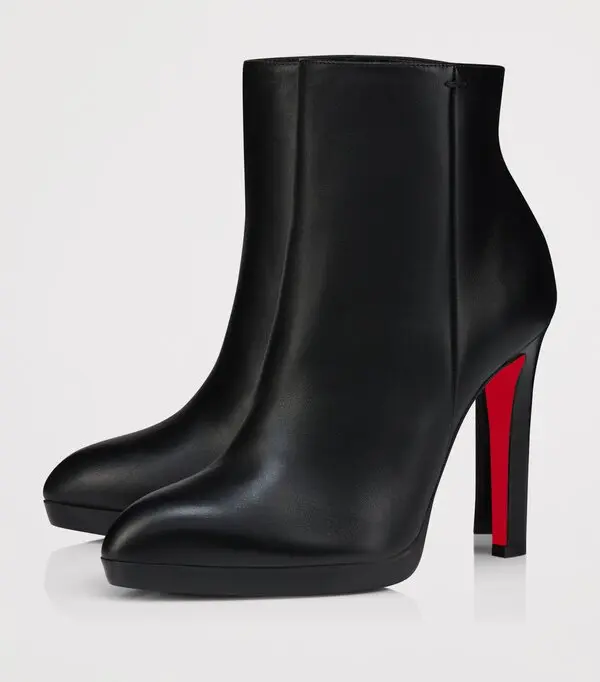 CHRISTIAN LOUBOUTIN Fannylove Booty 120 Leather Boots
