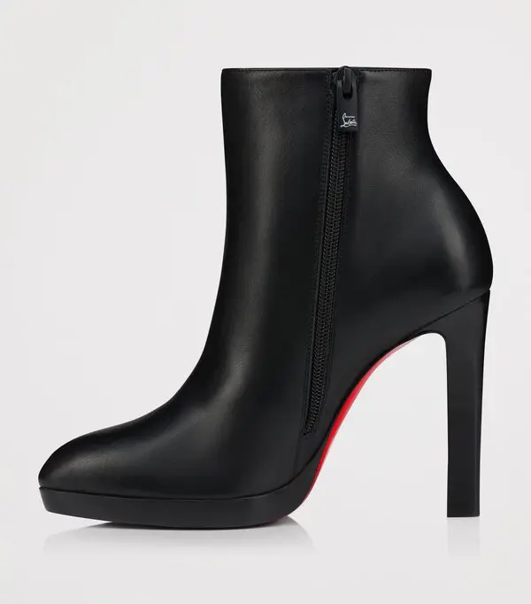 CHRISTIAN LOUBOUTIN Fannylove Booty 120 Leather Boots