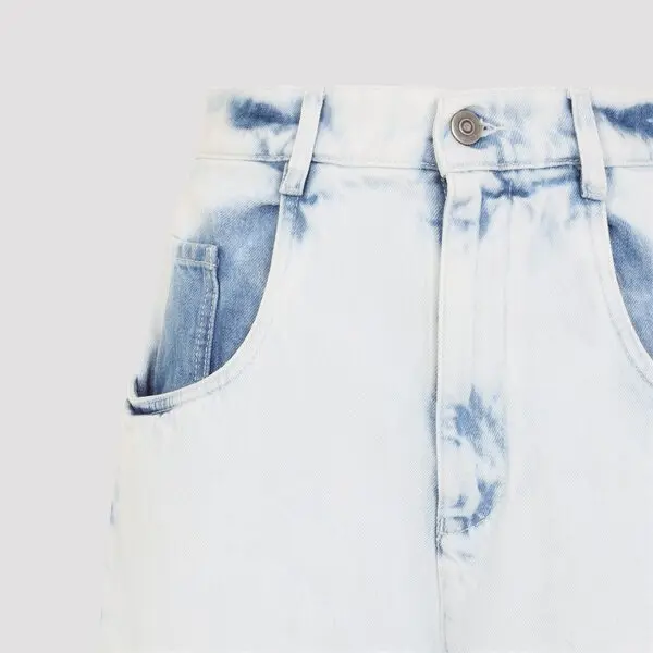 MAISON MARGIELA Cutout Denim Trousers - Blue